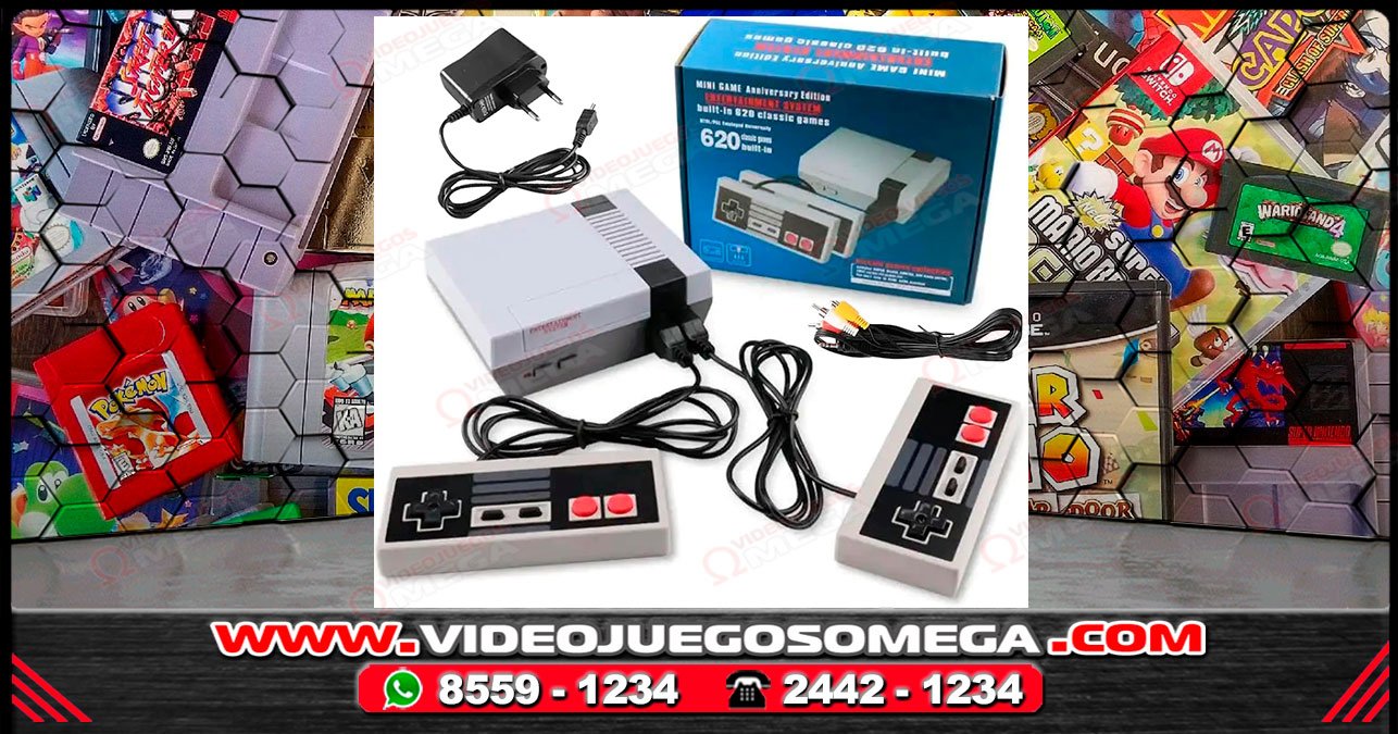 Consola Retro 620 con Juegos Clásicos | Costa Rica