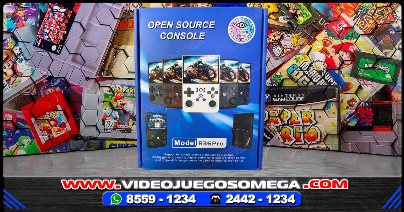 Consola Retro Portátil R36 Pro | Cost Rica - ¡Más de 10,000 juegos ...